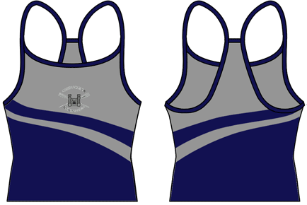 Custom Strappy Singlet - Cantabrigian Rowing Club - Godfrey