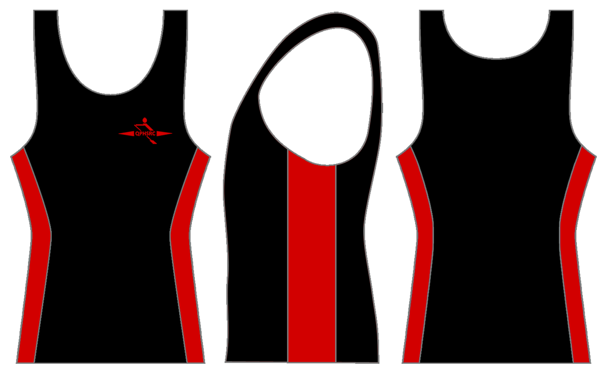 Custom Singlet - Queens Park High School Rowing Club - Godfrey