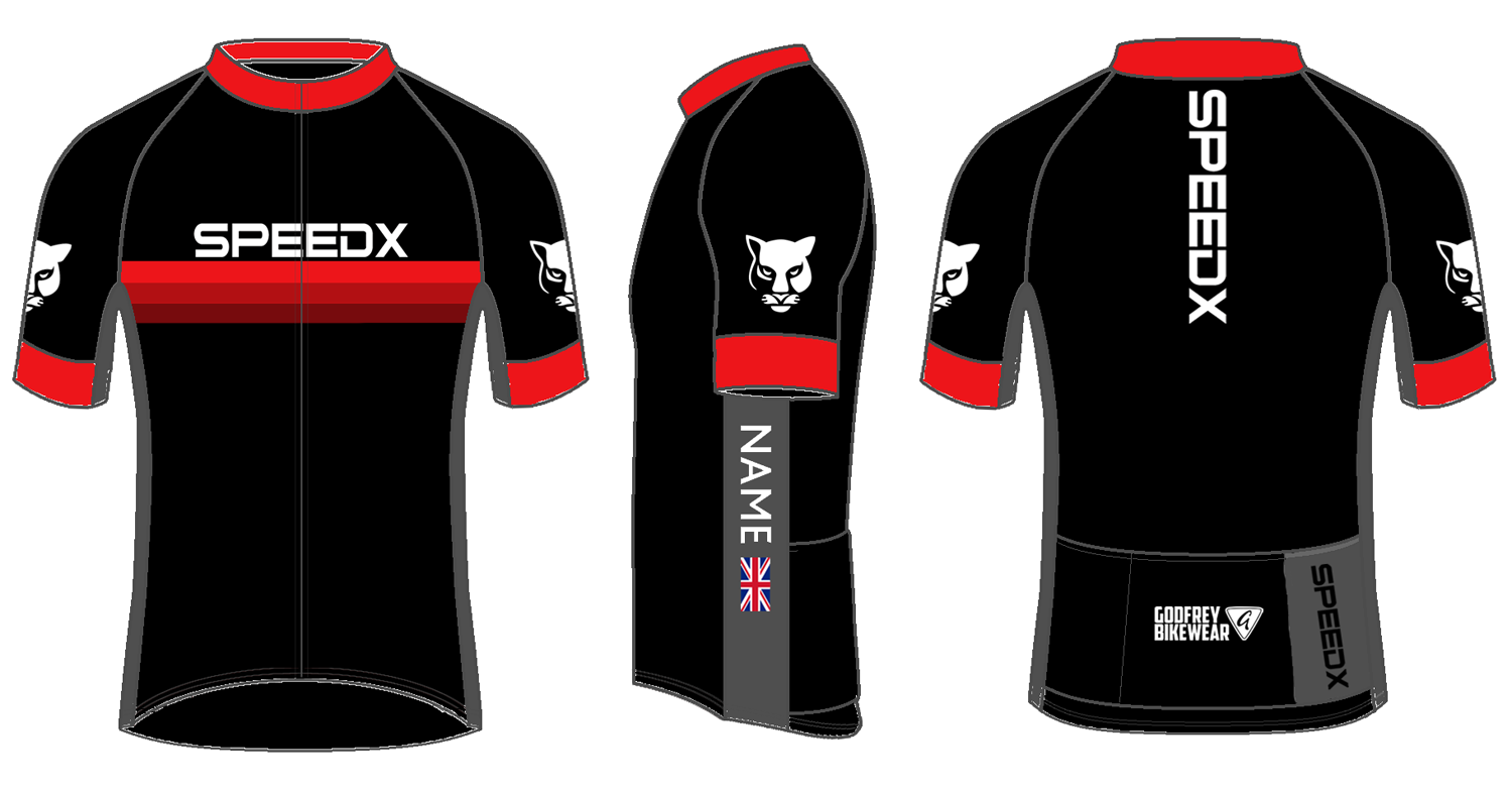 Custom S/S Elite Cycling Jersey - SpeedX - Godfrey
