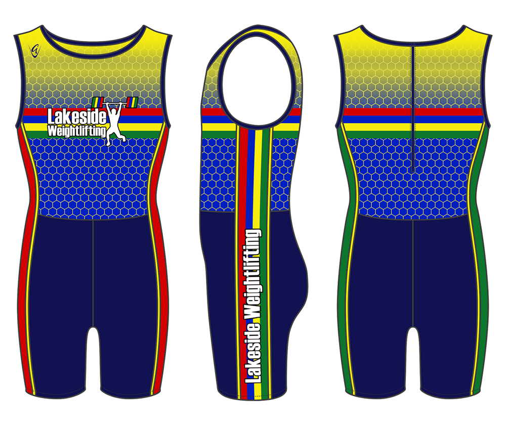 Custom Weightlifting Suit - Lakeside Weightlifting - Godfrey