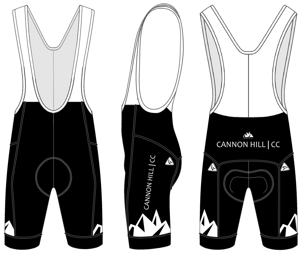 Custom Elite Cycling Bib Shorts - Cannon Hill Cycling Club - Godfrey