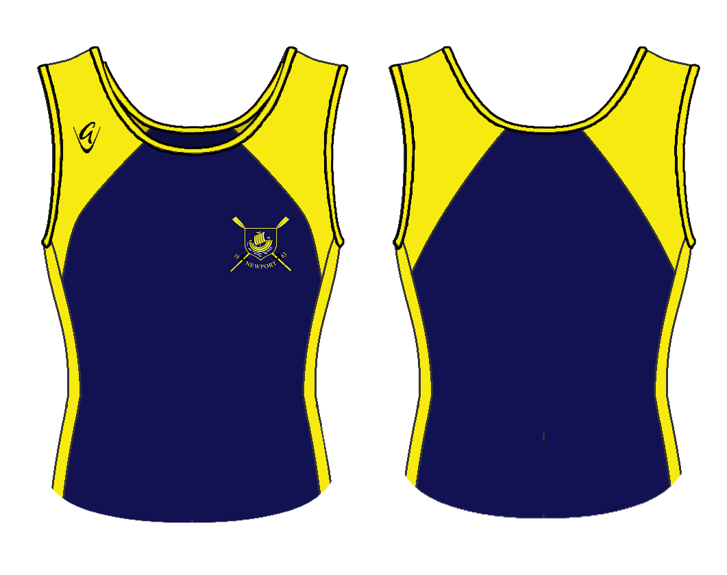 Custom Singlet - Newport Rowing Club - Godfrey