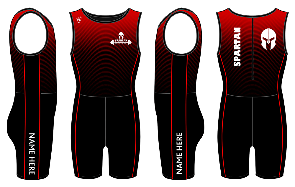 Custom Weightlifting Suit - Spartan Weightlifting - Godfrey