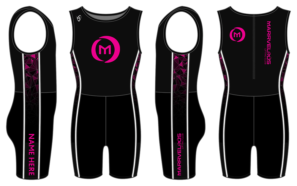 Custom Weightlifting Suit - MARRvelous Fitness & Lifting Club - Godfrey