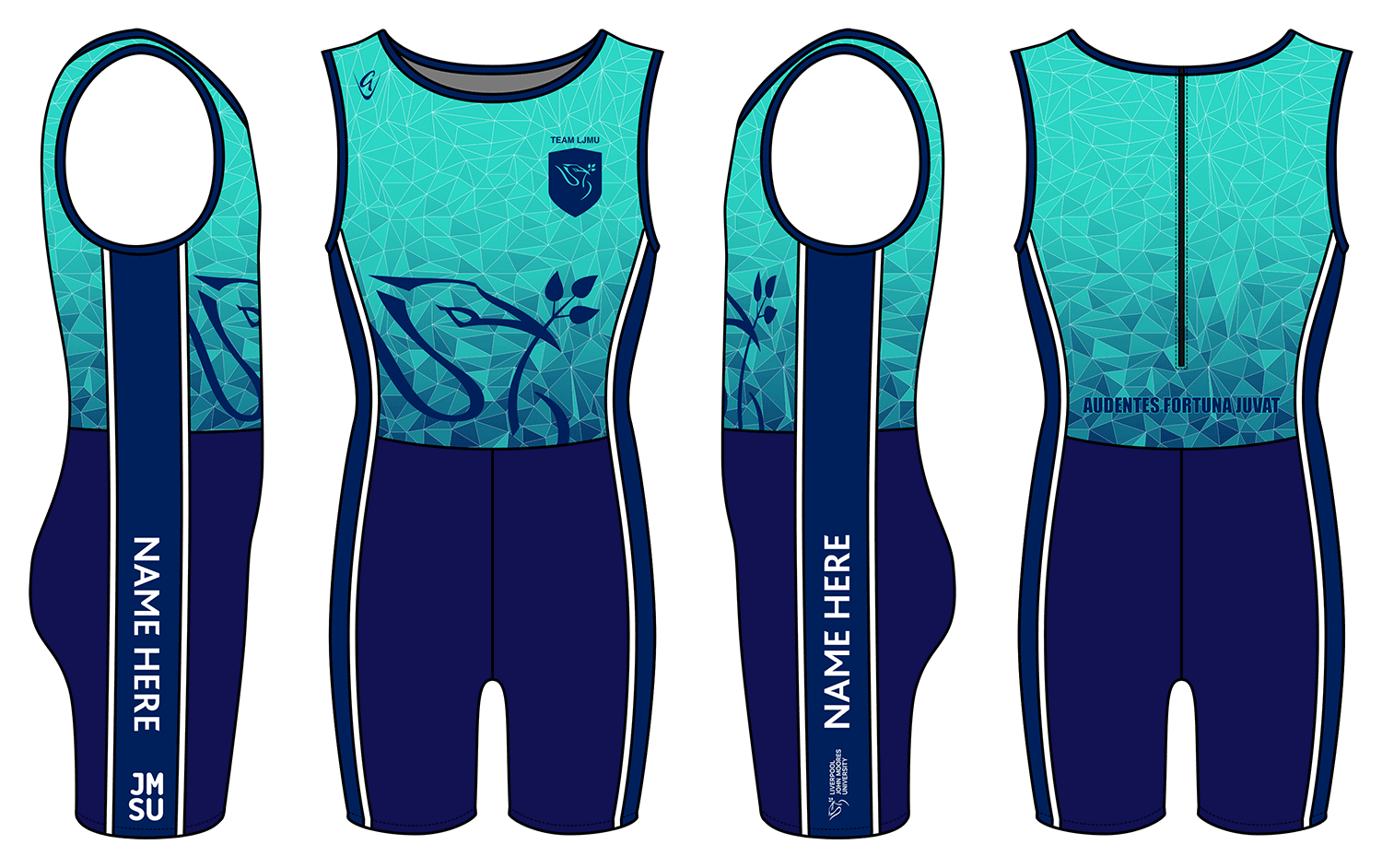 Custom Weightlifting Suit - Liverpool John Moores University WL - Godfrey