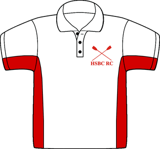 Flag Pique Polo - HSBC Rowing Club - Godfrey